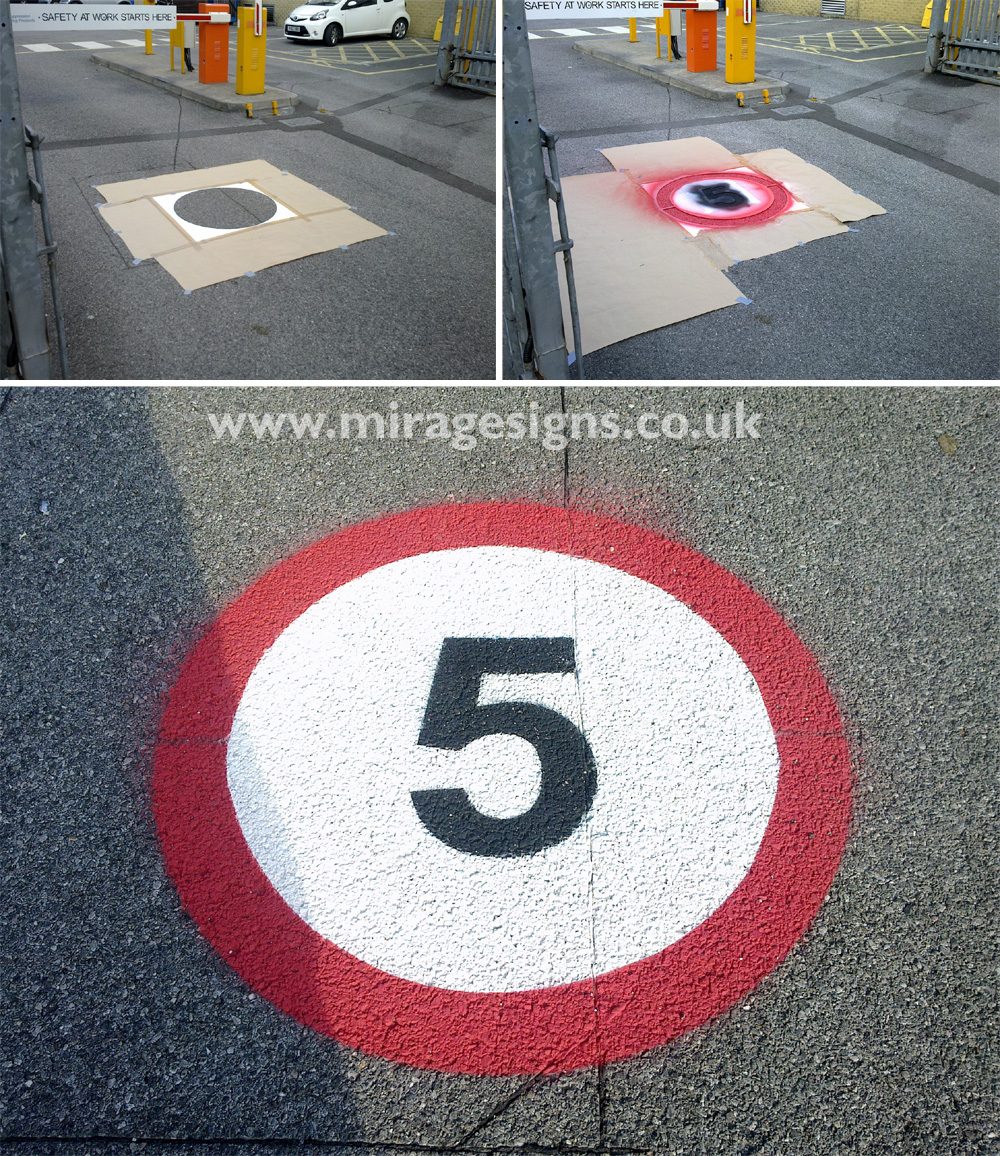 » Road Marking Mirage Signs